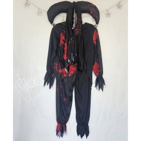 Unknown | Costumes | Evil Jester Boys 12 Halloween Costume Dark Twisted ...